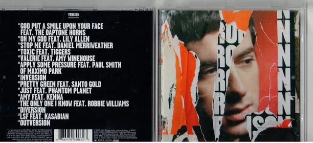 MARK RONSON VERSION (249) 14 Spur Promo CD Album Kartenhülle COLUMBIA ...