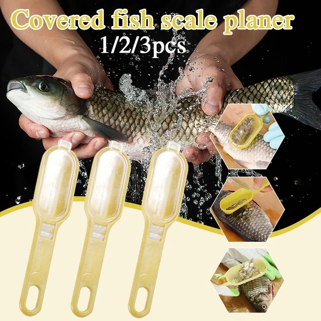 MANUAL FISH SCALE Planer Portable With Cover Plastic Peeling Tool' £3. ...