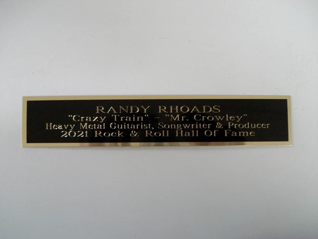 Randy Rhoads Signed FOR SALE! - PicClick