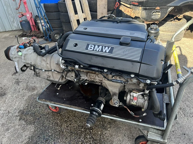 BMW M54B30 COMPLETE Engine with transmission wiring and ecus £390.00 ...