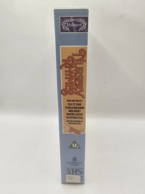 NURSERY RHYMES VHS - Hallmark Pickwick 1982 PAL UK VGC Very Rare ...