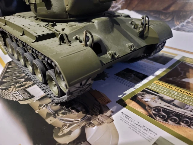 TAMIYA TANK 1/16 Full Option Pershing M26 Tank Semi built Bargain L@@K ...