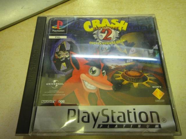 SONY PLAYSTATION 2 Crash Bandicoot 2 Cortex Strikes Back completo pal ...