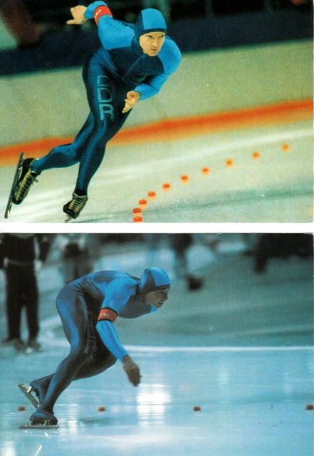 ANDRÉ HOFFMANN UND Jens-Uwe Mey (GDR) Olympia 1988 Eisschnelllauf EUR 1,00 - PicClick DE