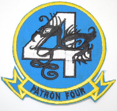ORIGINAL 1970S - 80s US Navy PATRON Patrol Squadron 4 Patch E18 £14.72 - PicClick UK