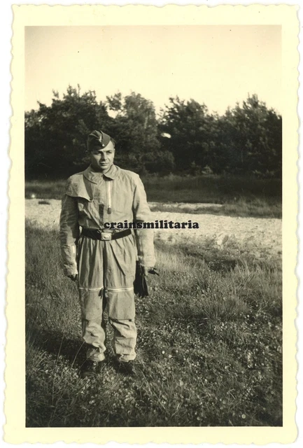 ORIG. FOTO PORTRAIT Luftwaffe Pilot mit Fliegerhaube EUR 9,99 - PicClick DE