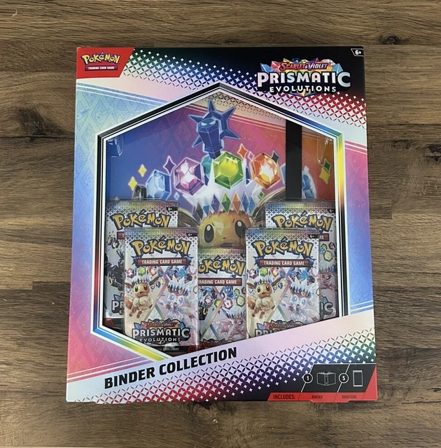 POKÉMON TCG SCARLET & Violet Prismatic Evolutions Binder Collection 5 ...