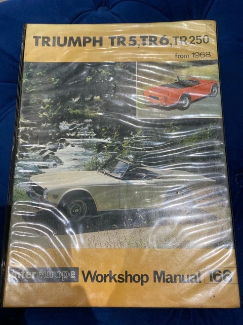 TRIUMPH TR5 TR250 TR6 Pi intereurope workshop manual 1968 £30.00 ...