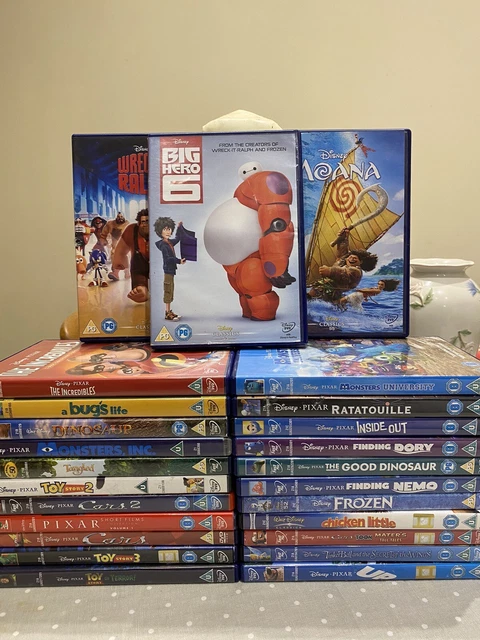 DISNEY & DISNEY Pixar Bundle x25 DVD Pixar & Modern Disney Films Great ...