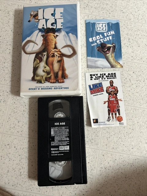 ICE AGE VHS 2002 Kids Classic Animated Rare Activity Booklet NEVER ...