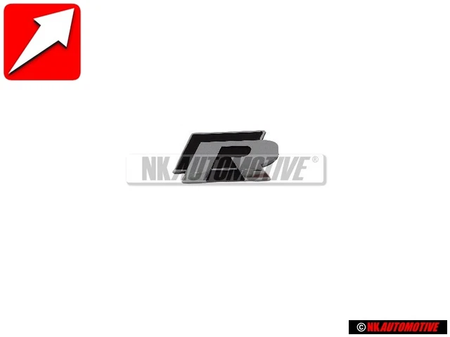 ORIGINAL VW R LINE Front Grill Badge Emblem Chrome - 1K8853679B FXC £56 ...