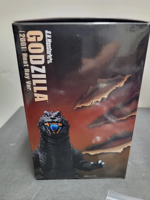 BANDAI S.H.MONSTERARTS GODZILLA 2001 Heat Ray Version Action Figure ...