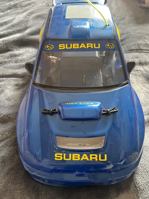 NIKKO SUBURU IMPREZA 1/10 scale radio control car Blue £52.68 - PicClick UK