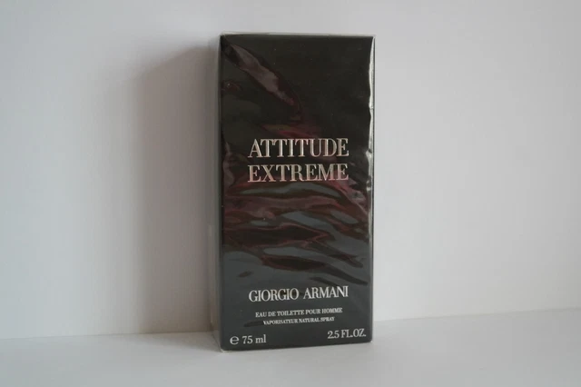 ARMANI ATTITUDE EXTREME Eau De Toilette 75 Ml Spray / Sealed £193.47 ...