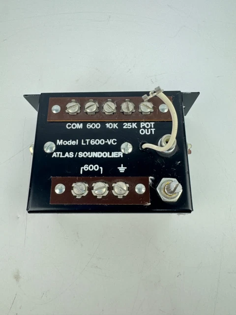 ATLAS SOUND LT600-VC 600 Ohm Impedence Matching Isolation Transformer £ ...