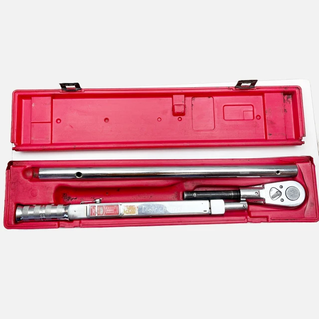 SNAP-ON TOOLS TQR600B 3/4" Drive Adjustable Click-type Torque Wrench ...