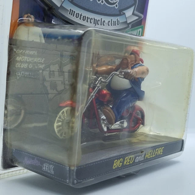 JADA TOYS HOMIE ROLLERZ MC MOTORCYCLE CLUB BIG RED et HELLFIRE RED 1:24 ...