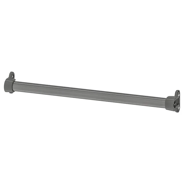 IKEA PAX KOMPLEMENT Steel Clothes Wardrobe Rail,White & Dark Grey,3 ...