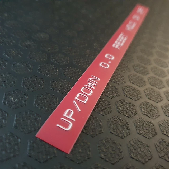 BACK TO THE Future BTTF TFC Prop Rotex font 1/2" Labels £6.99 - PicClick UK