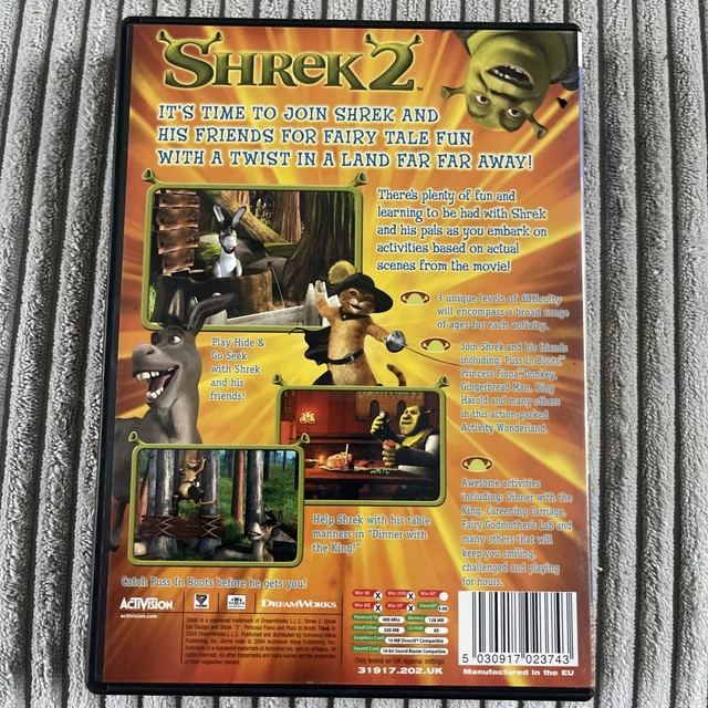 SHREK 2 PC Video Game 2004 Edition Complete with Manual Free Delivery £ ...