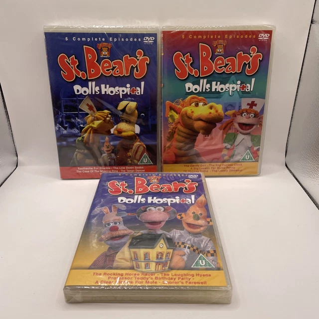 3 X ST Bear's Dolls Hospital DVD Bundle - New & Sealed £9.99 - PicClick UK