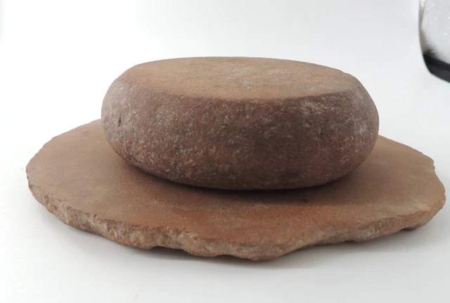 ABORIGINAL - FLAT Mill Stone With Muller - Museum Collection. $45.00 ...