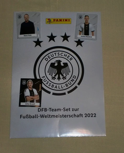 PANINI DFB TEAM Set FIFA World Cup 2022 Qatar Complete 1-27 Sticker ...