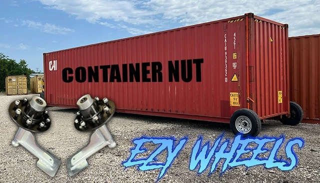 SHIPPING CONTAINER WHEELS $550.00 - PicClick AU