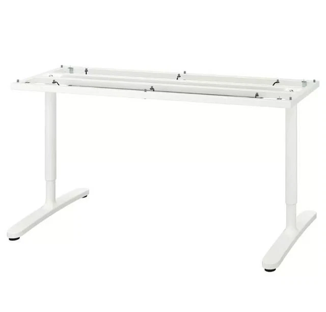 IKEA BEKANT UNDERFRAME for Table Top White 902.553.27, 140x60 cm £149. ...