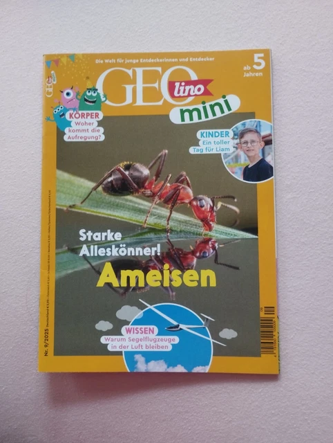 GEOLINO MINI NR. 09/2025 - Starke Alleskönner! Ameisen- Kindermagazin ...