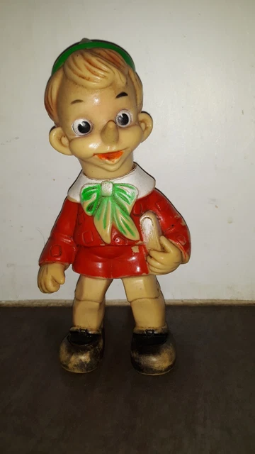ANCIEN POUET PINOCCHIO Caoutchouc DISNEY 23 CM EUR 15,00 - PicClick FR