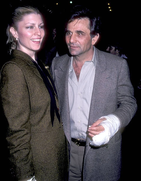 ACTOR PETER FALK & wife Shera Danese at the Opening Night Performa ...