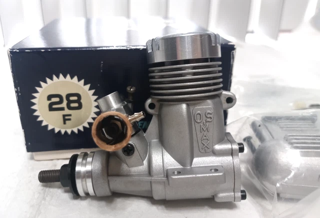 O.S. MAX 28F Airplane Glow Engine & 762 Muffler NEW $233.96 - PicClick AU