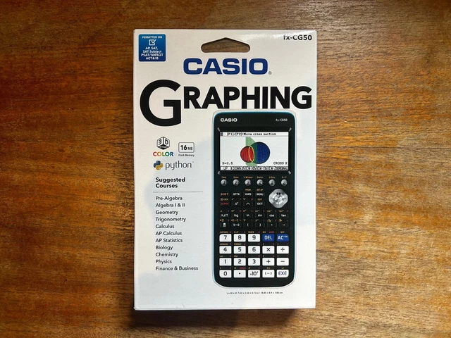 CASIO FX-CG50 3D Function Graphic Calculator SEALED BOX £105.00 ...