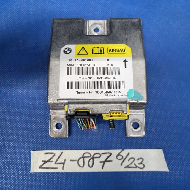 BMW Z4 E85 E86 Airbag Steuergerät Sensor B-Säule 6962887 EUR 119,00 ...