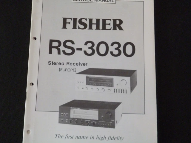 GENUINE SERVICE MANUAL Circuit Diagram Fisher MT-100 £8.78 - PicClick UK