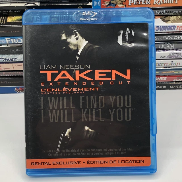 TAKEN EXTENDED CUT Blu-ray Liam Neeson Maggie Grace Leland Order Jon ...