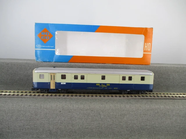 ROCO SPUR H0 4240A Personenwagen Schnellzugwagen Gepäckwagen der BLS in OVP EUR 24,90 - PicClick DE