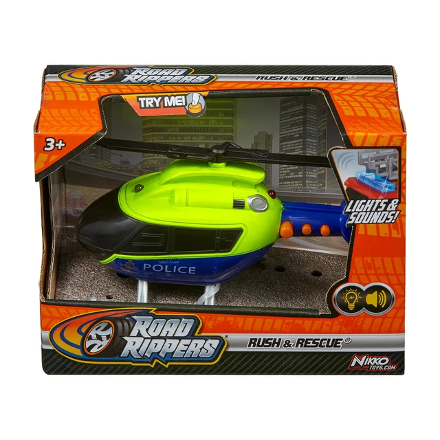 NIKKO ROAD Rippers Rush and Rescue Police Helicopter Ages 3 + £10.00 ...