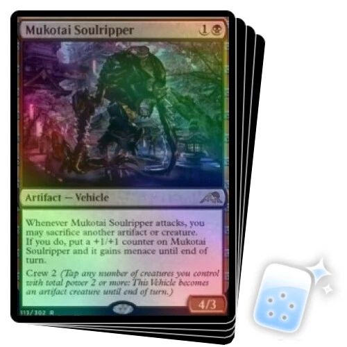 FEUILLE MUKOTAI SOULRIPPER X4 M/NM Magic : The Gathering MTG Kamigawa ...