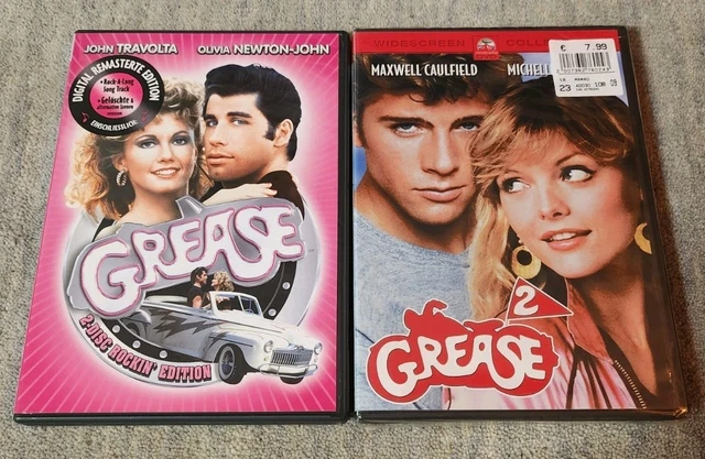 GREASE 1 & 2 - 2 Disc Rockin Edition - DVD - OVP EUR 8,00 - PicClick DE