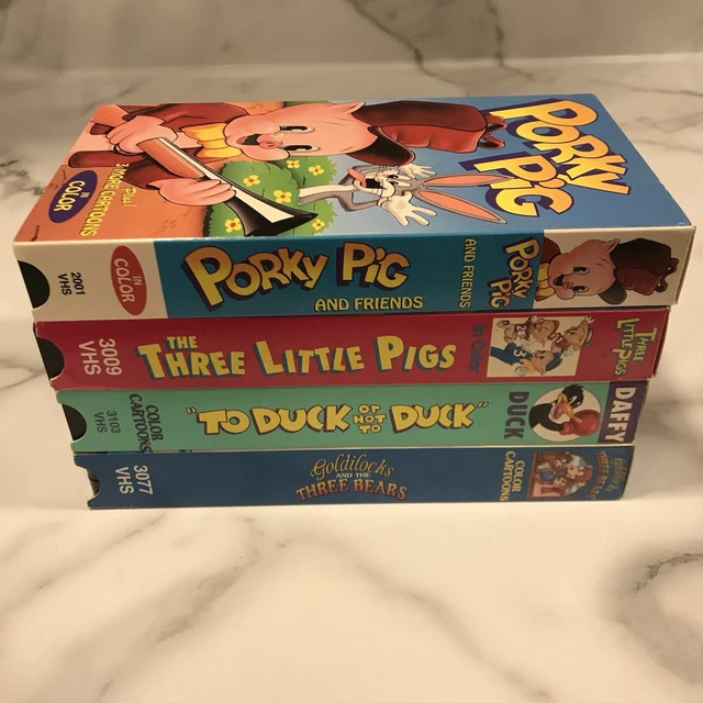 BUGS BUNNY DAFFY Duck Porky Pig Elmer Fudd & More! 4 VINTAGE Classic ...