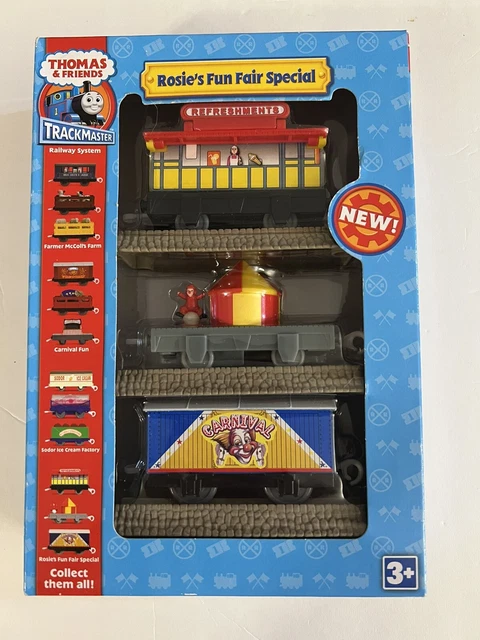 THOMAS & FRIENDS Trackmaster Motorized Railway System Rosie’s Fun Fair ...