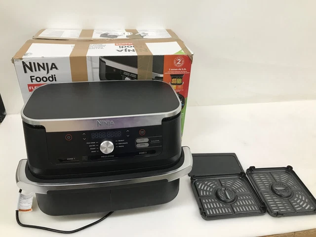 NINJA FOODI FLEXDRAWER Dual Zone Heissluftfritteuse, Airfryer mit 10,4 ...