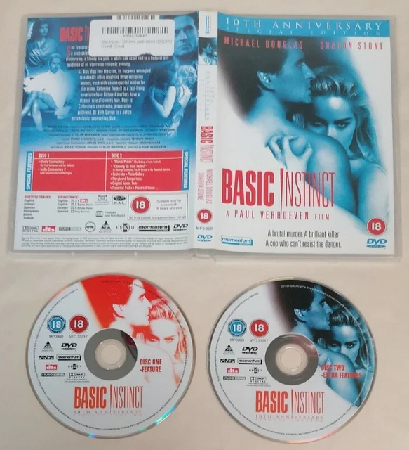 DVD - BASIC Instinct *10th Anniversary Special Edition* Stone Douglas ...