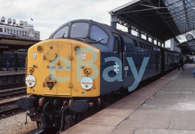 35MM RAILWAY SLIDE of Class 40 40034 @ Chester Copyright to Buyer £4.99 ...