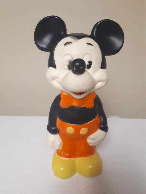 VINTAGE COMBEX WALT Disney Mickey Mouse Rubber Squeaking Toy MADE IN ...