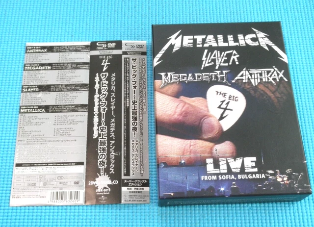 BIG 4 2DVD+SHM 5CD Live From Sofia Bulgaria BOX Japan METALLICA SLAYER ...