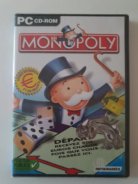 MONOPOLY JEU PC cd-rom Monopoly Neuf sous emballage en Français voir ...