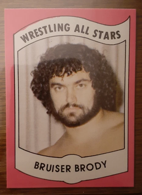 1982 WRESTLING ALL-STARS Series A Bruiser Brody #20 EUR 21,58 - PicClick FR